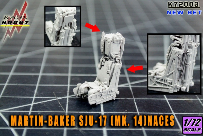 KASL Hobby 1/72 Martin-Baker SJU-17 Mk. 14 NACES Ejection Seat for F-1 – AFV HOBBY