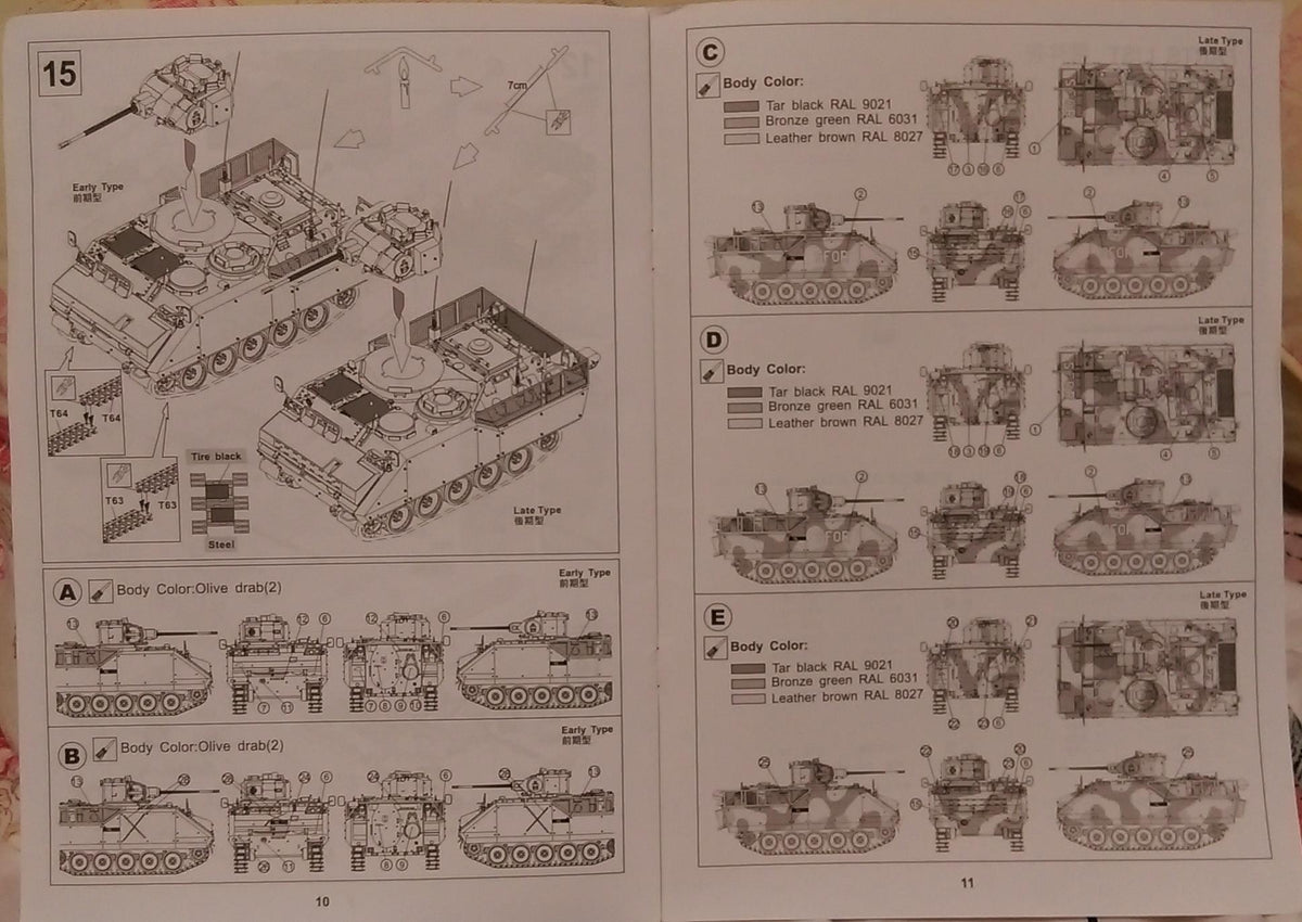 Afv club 1/35 M113 series YPR765A1 PRI SFOR 25mm Cannon vehicle Dutch ...