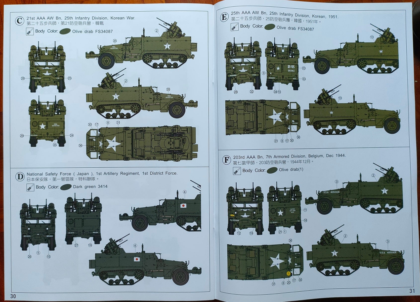 AFV CLUB 1/35 U.S ARMY M16 MGMC Self-propelled Anti-aircraft Gun Meat ...