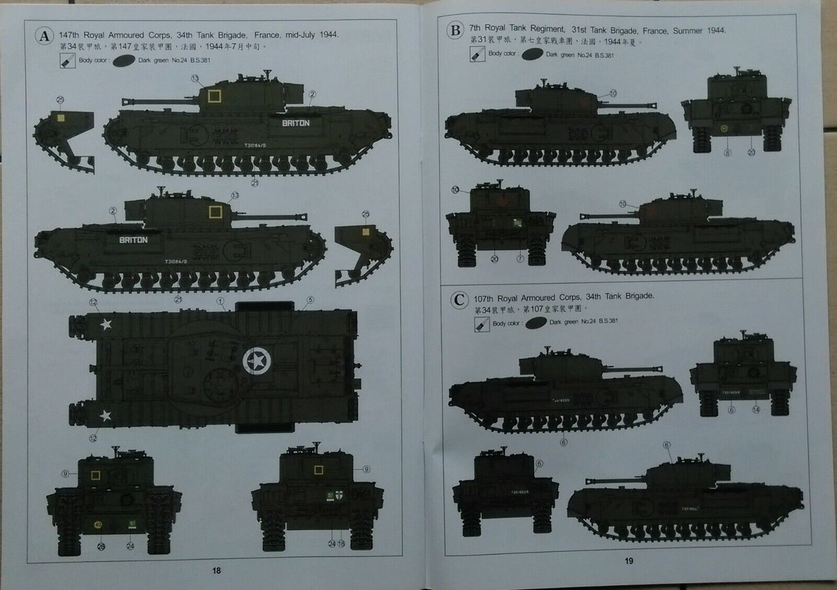 AFV CLUB 1/35 CHURCHILL Mk.VII British Heavy Infantry Tank – AFV HOBBY