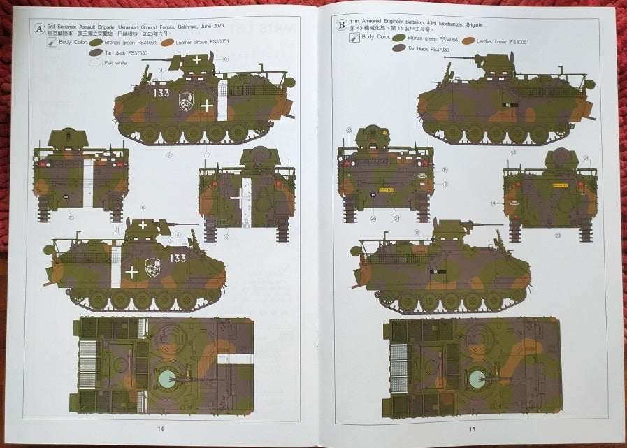 Afv club 1/35 YPR-765 PRI.50 APC M113 series Ukrainian & Netherlands A ...