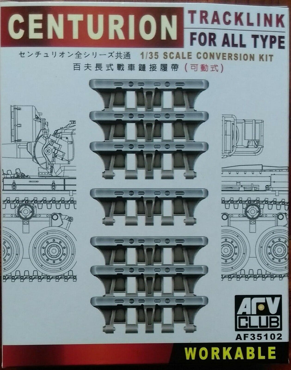 AFV CLUB 1/35 centurion Tracklink workable for all type – AFV HOBBY