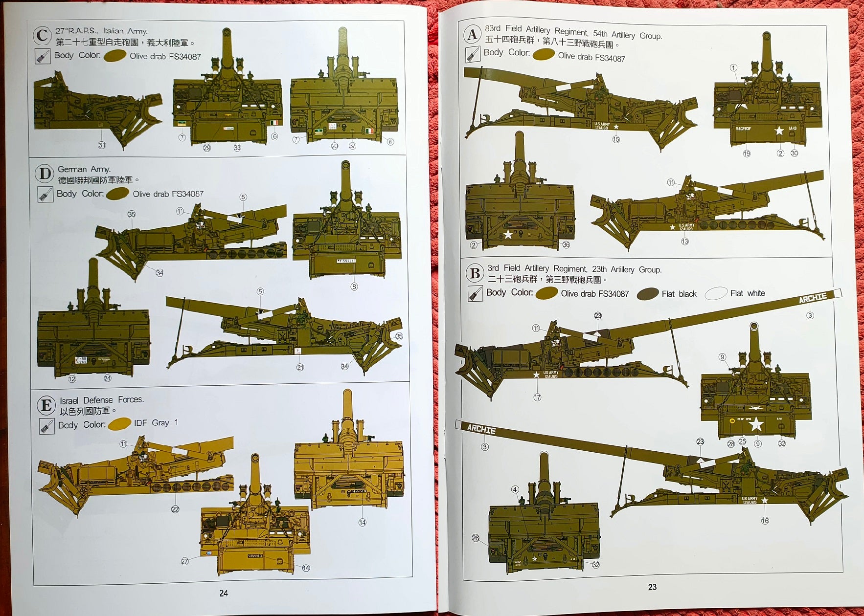 AFV Club 1/35 M107 175mm Self-propelled Gun – AFV HOBBY