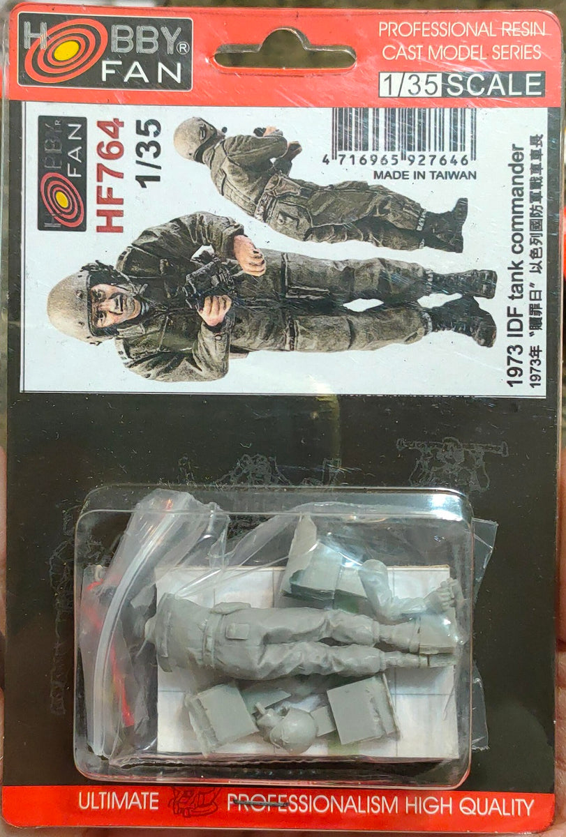 hobby fan 1/35 IDF Tank Commander in 1973 1 figure resin – AFV HOBBY