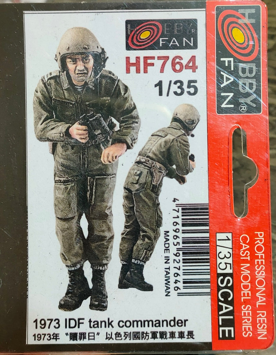 hobby fan 1/35 IDF Tank Commander in 1973 1 figure resin – AFV HOBBY