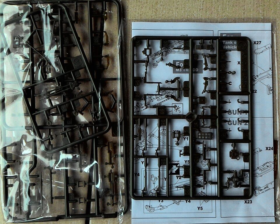 Afv club 1/35 U.S M2HB Machine Gun set w/ M3 Tripod & M63 Anti-Aircraf ...