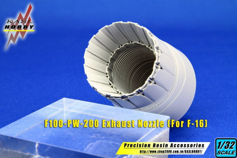 KASL Hobby 1/32 F100-PW200 Exhaust Nozzles Set For F-16 resin upgrade ...