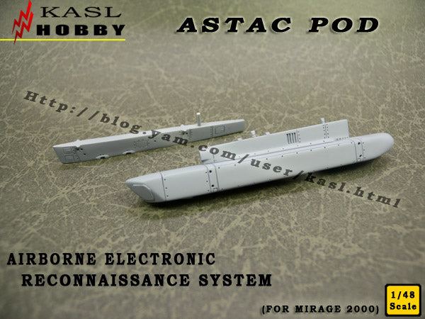KASL HOBBY 1/48 MIRAGE 2000 ASTAC ELINT SYSTEM POD – AFV HOBBY