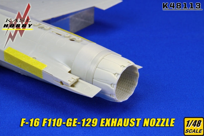 KASL Hobby 1/48 F110-GE-129 Exhaust Nozzles Set For Tamiya F-16 resin ...