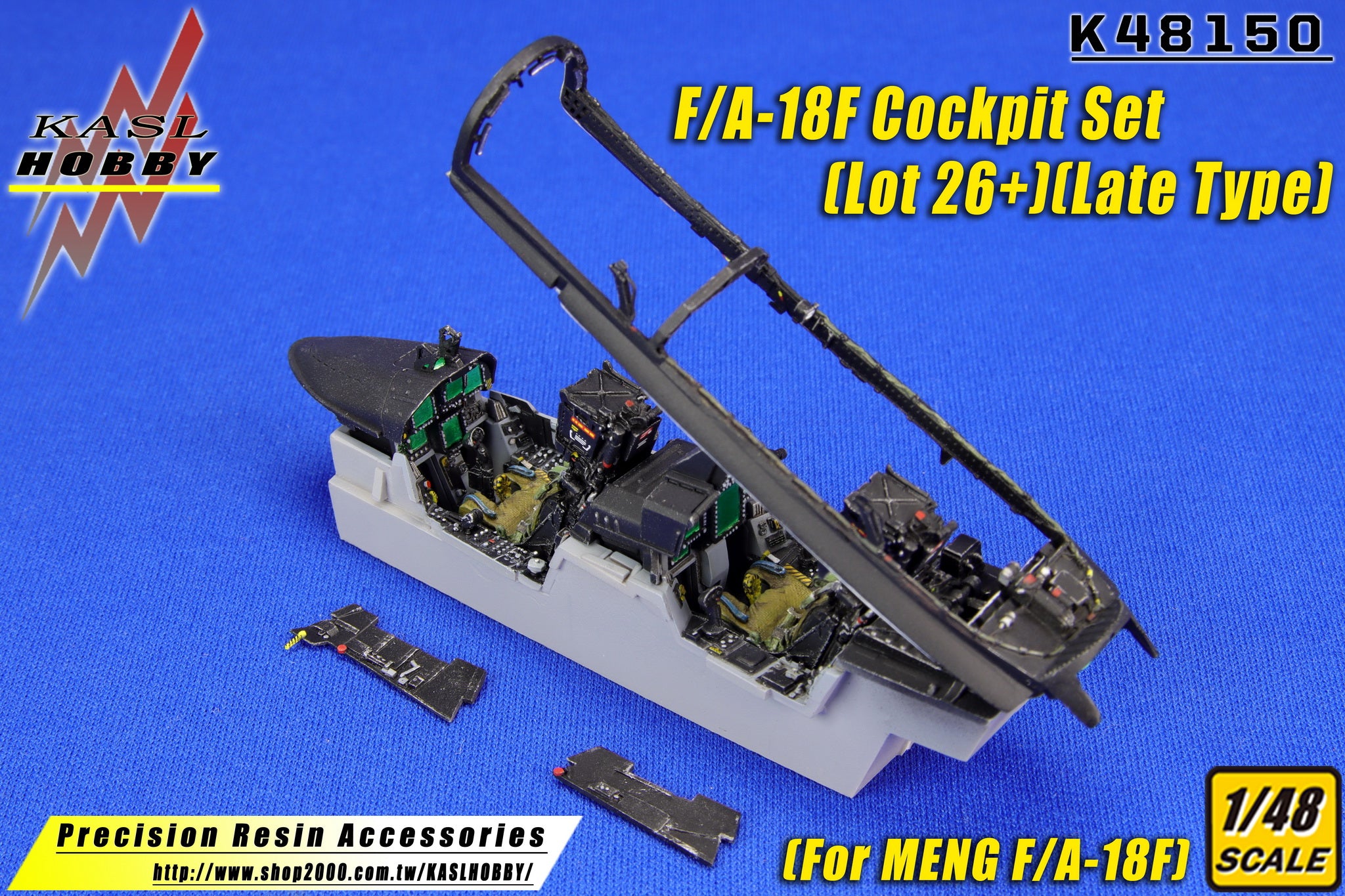 KASL Hobby 1/48 F/A-18F Cockpit Set (Lot 26+) late type For MENG – AFV ...