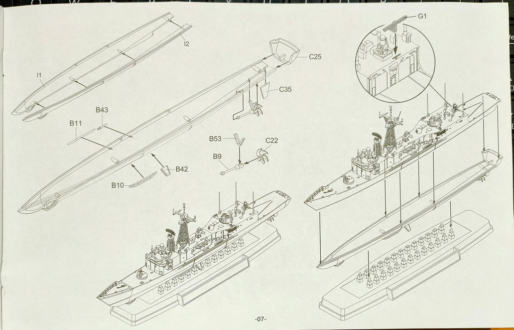 AFV CLUB 1/700 ROC Navy Perry class Frigate MING-CHUAN / FENG-JIA – AFV ...