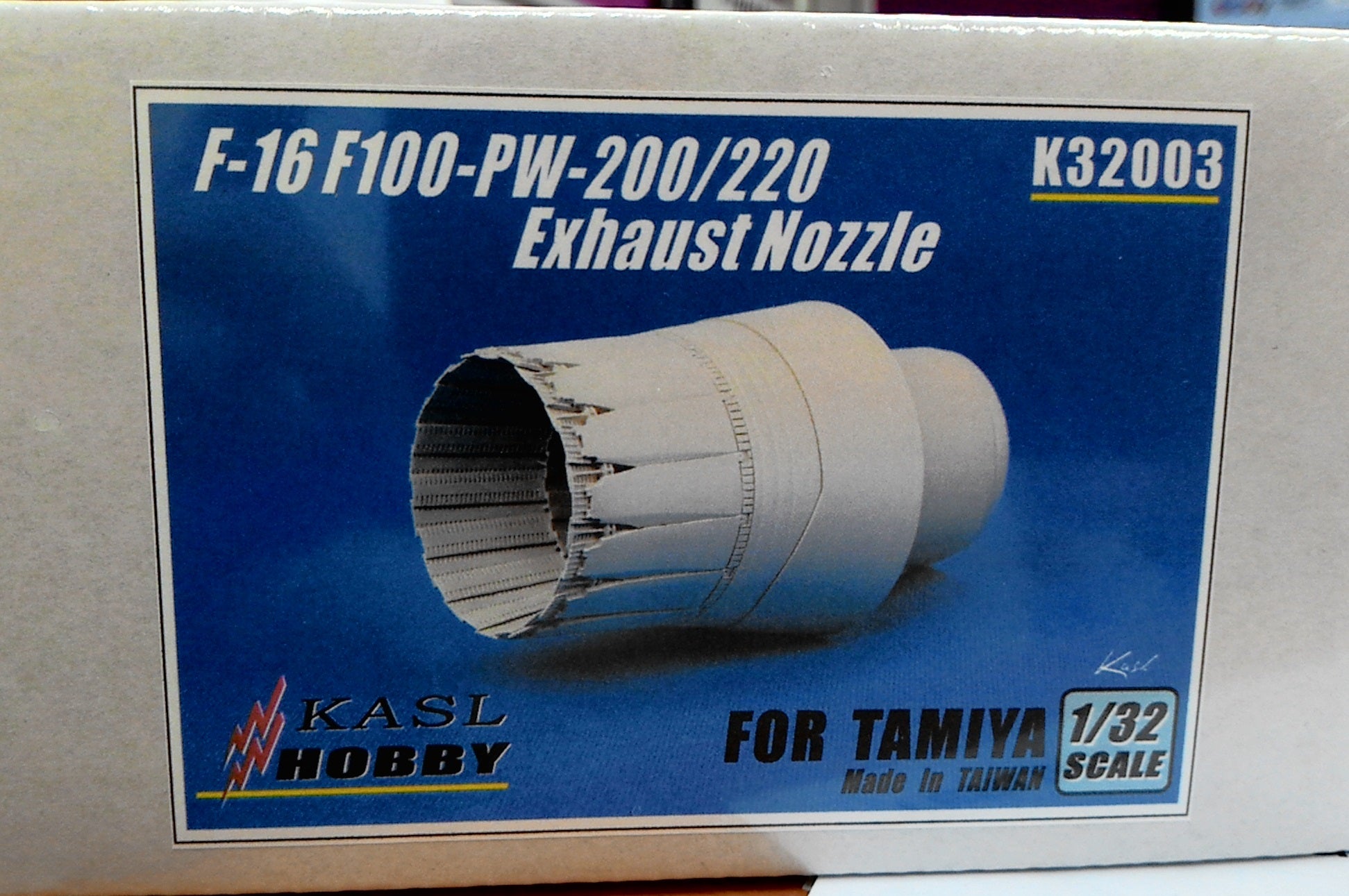 KASL Hobby 1/32 F100-PW200 Exhaust Nozzles Set For F-16 resin upgrade ...