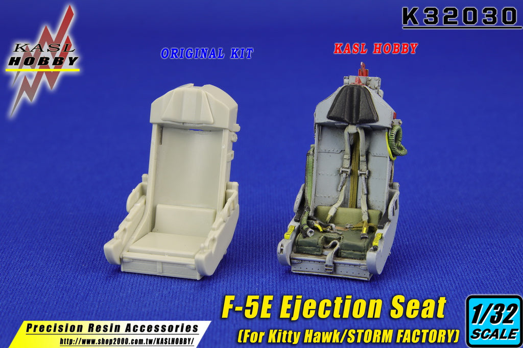 KASL 1/32 F-5E Ejection Seat For Kitty Hawk / Storm Factory RESIN UPGR ...