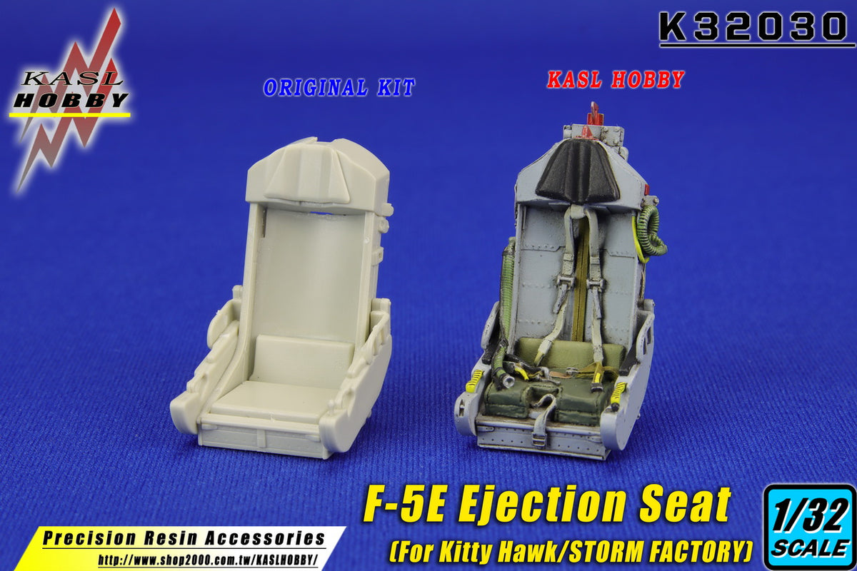 KASL 1/32 F-5E Ejection Seat For Kitty Hawk / Storm Factory RESIN UPGR ...