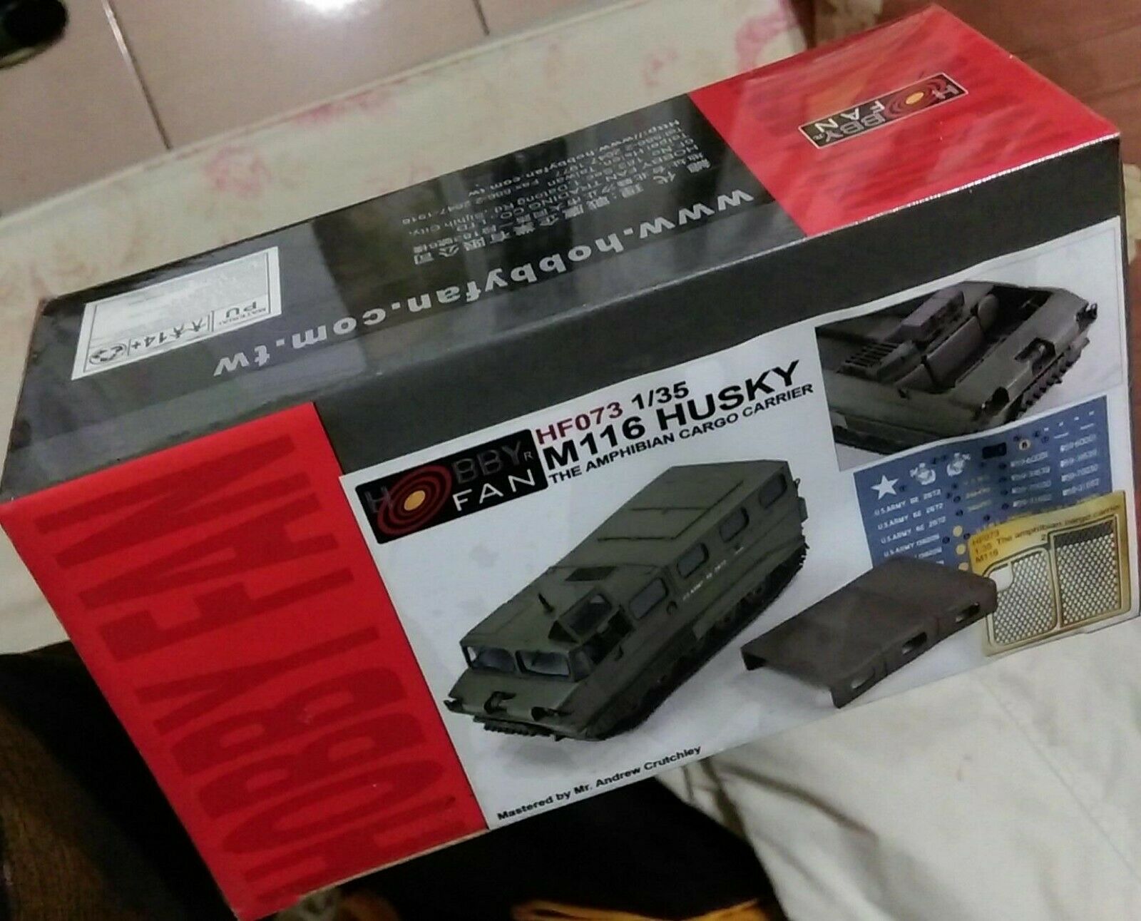 Hobby Fan 1/35 M116 HUSKY the amphibious Cargo Carrier Vehicle – AFV HOBBY