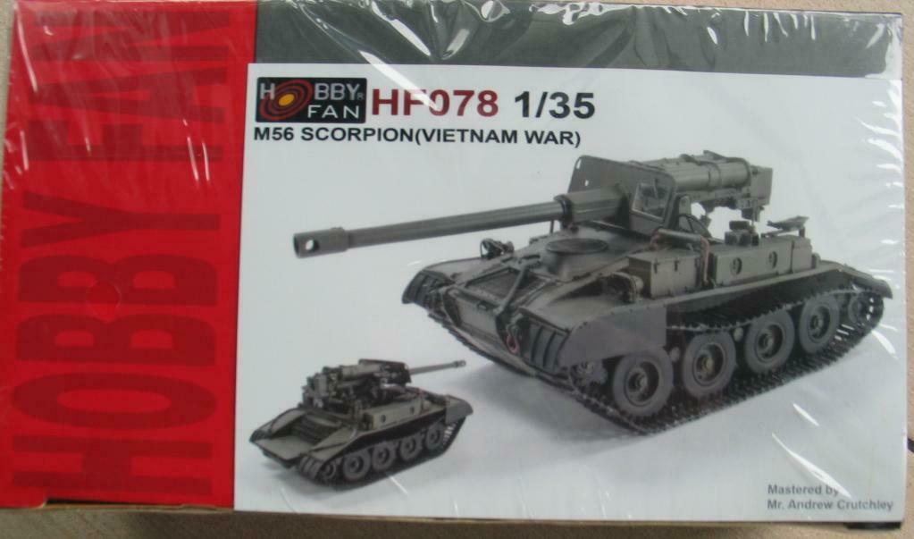 Hobby Fan 1/35 U.S M56 Scorpion Self-Propelled Gun Resin Vietnam War ...