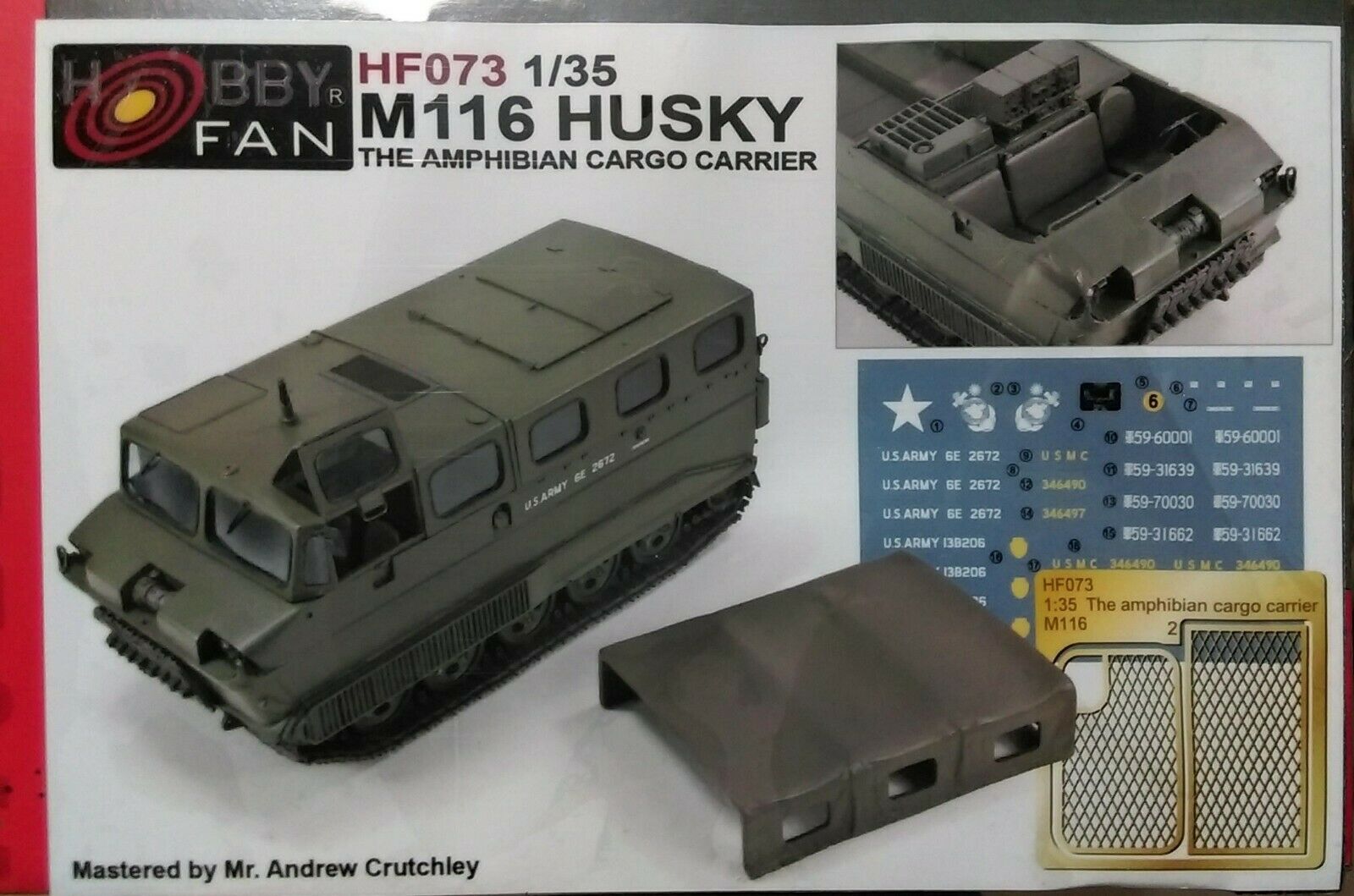 Hobby Fan 1/35 M116 HUSKY the amphibious Cargo Carrier Vehicle – AFV HOBBY